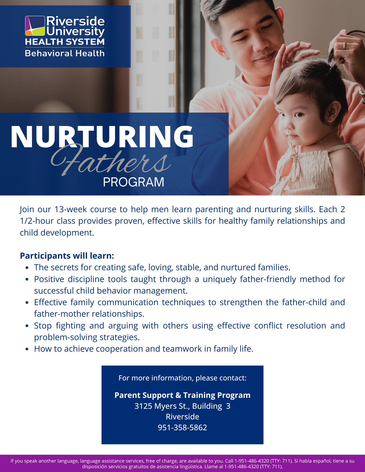 Parent Support & Training Program | Riverside University Health System